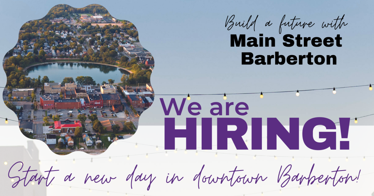 Job Posting for Main Street Barberton - Barberton Community Foundation